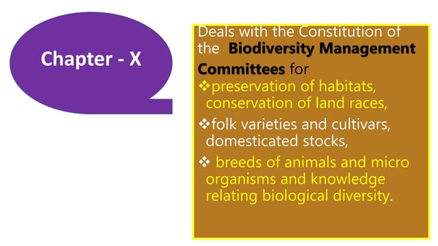 Conservation of biodiversity acts and laws...... | PPT | Environment ...