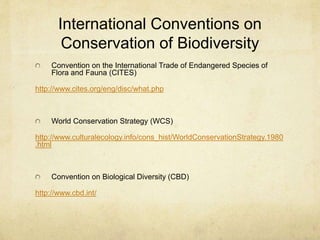 4.3 Conservation of Biodiversity | PPTX