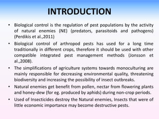 Conservation of biological controls | PPTX | Agriculture | Industries