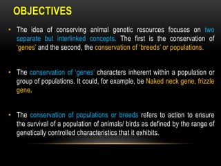 Conservation of breeds ppt | PPT