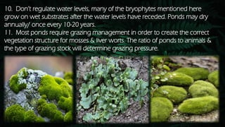 CONSERVATION OF BRYOPHYTES AND FOSSIL BRYOPHYTES | PPTX