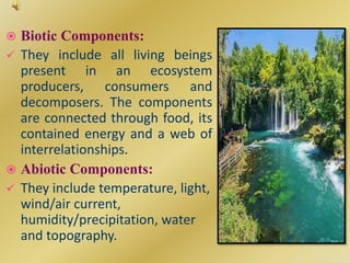 Conservation of eco system | PPTX