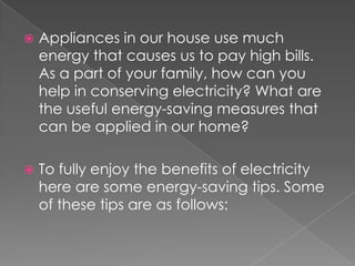 Conservation of electricity | PPTX