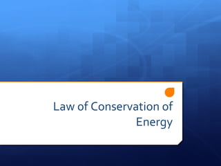 Conservation of energy | PPT
