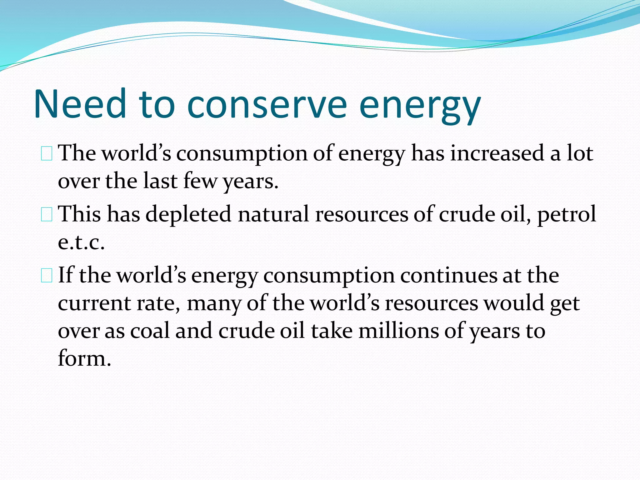 Conservation of energy | PPTX