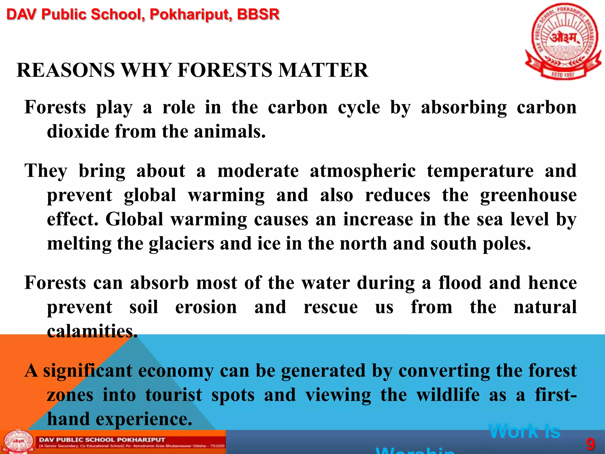 Conservation of forests and wildlife | PPTX
