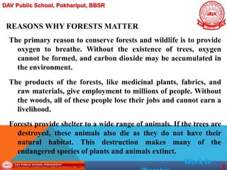 Conservation of forests and wildlife | PPTX