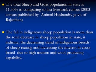 Conservation of genetic resources of sheep and goats | PPTX