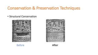 Conservation of historical monuments | PPTX