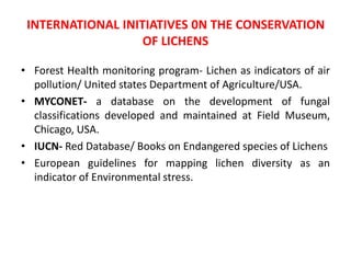 Conservation of lichen- Swapnil & Saurabh.pptx