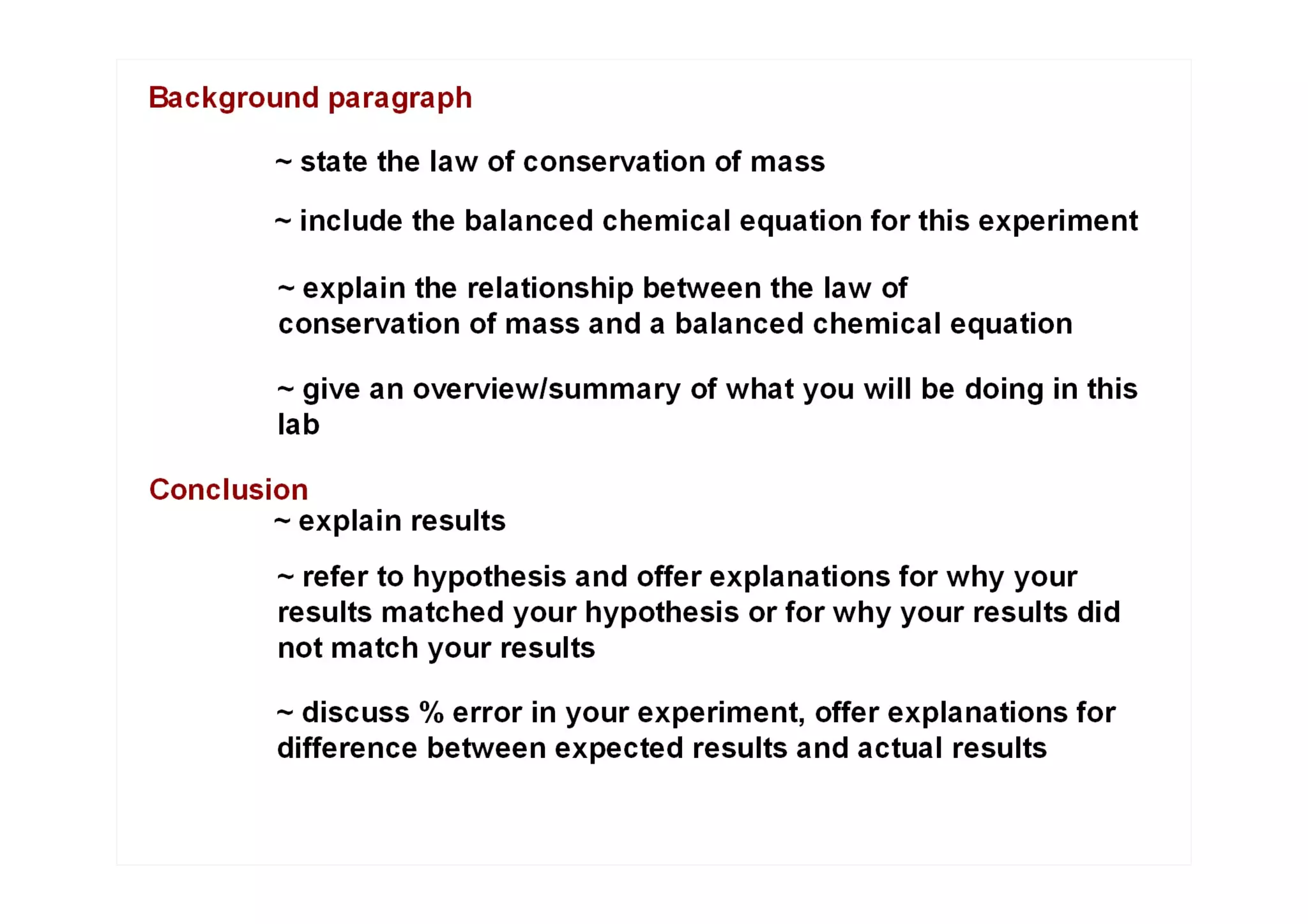 Conservation Of Mass Lab | PDF