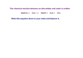 Conservation Of Mass Lab | PDF