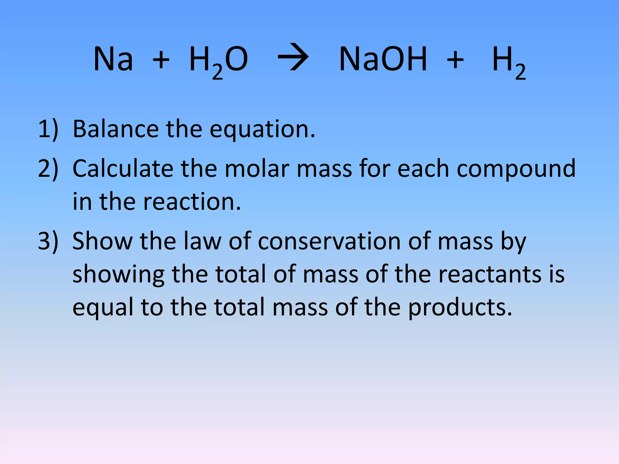 Conservation of matter | PPTX | Chemistry | Science