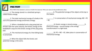 sCIENCE-CONSERVATION OF MECHANICAL ENERGY.pptx