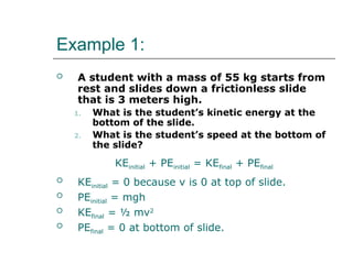 Conservation of Mech Energy [Autosaved].ppt