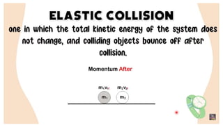 Conservation of Momentum. Grade 9 lesson. | PPTX