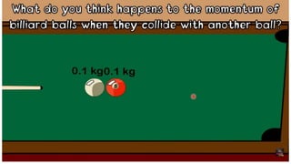 Conservation of Momentum. Grade 9 lesson. | PPTX