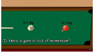 Conservation of Momentum. Grade 9 lesson. | PPTX