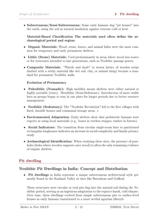 Architectural Evolution:Method, Techniques and Material Prehistory to ...