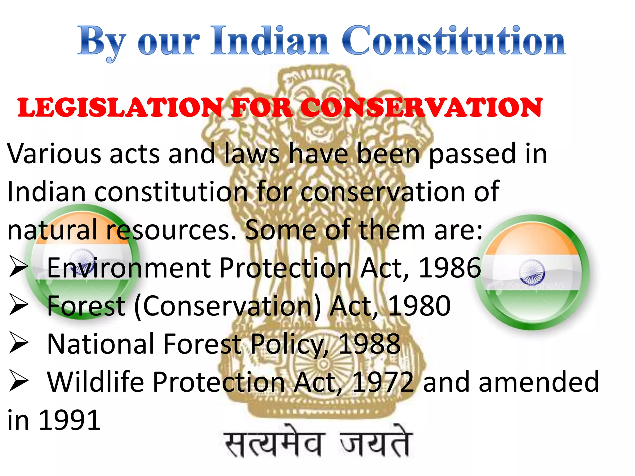 Conservation of natural resources | PPTX