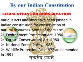 Conservation of natural resources | PPTX