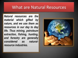 Importance Of Conserving Natural Resources Wildlife Conservation: