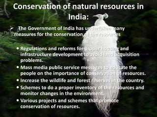 Conservation of natural resources.ppt