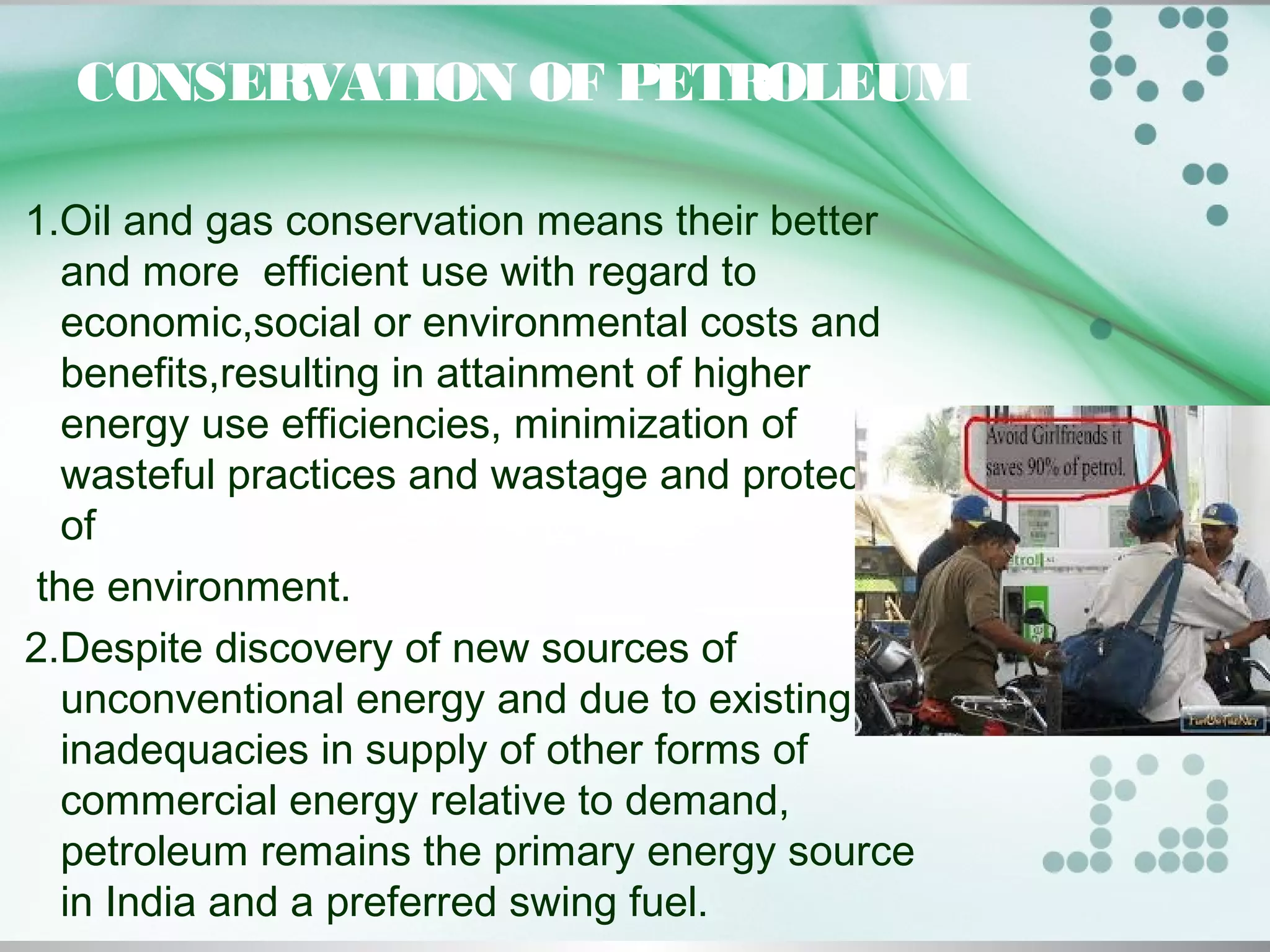 Conservation of natural resources | PPT