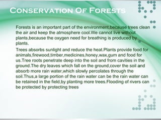 Conservation of natural resources | PPT