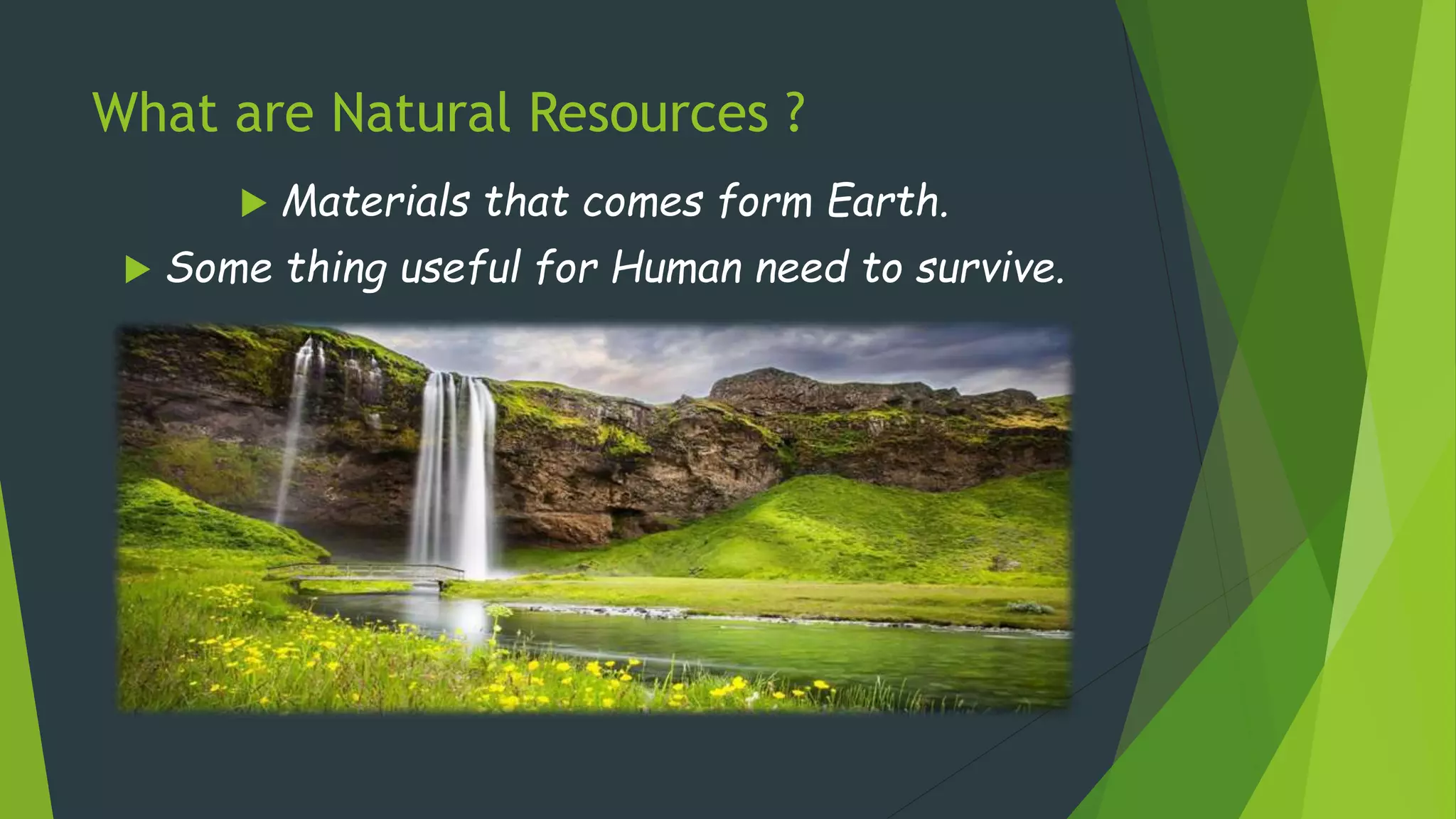 Conservation of Natural Resources | PPTX | Environment | Science