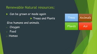 Conservation of Natural Resources | PPTX | Environment | Science