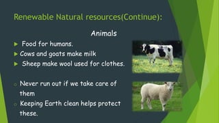 Conservation of Natural Resources | PPTX | Environment | Science