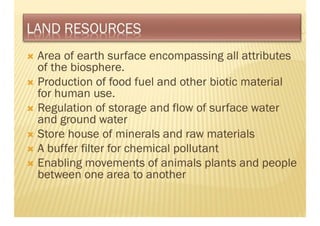 Conservation Of Natural Resources | PPT
