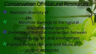 Conservation Of Natural Resources 1.pptx