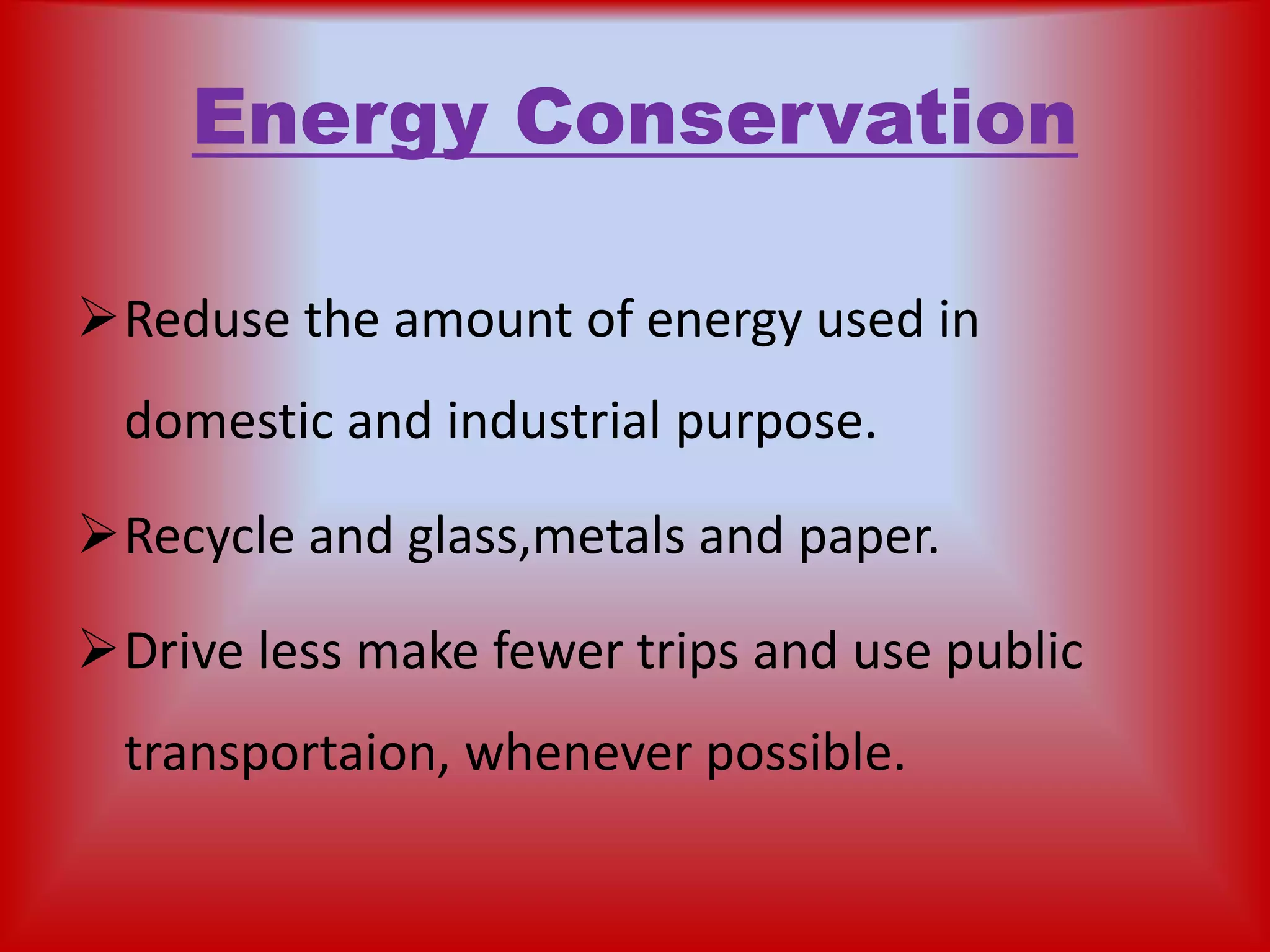 Conservation of natural resoureses main prjct | PPTX