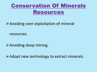 Conservation of natural resoureses main prjct | PPTX