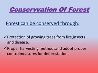Conservation of natural resoureses main prjct | PPTX