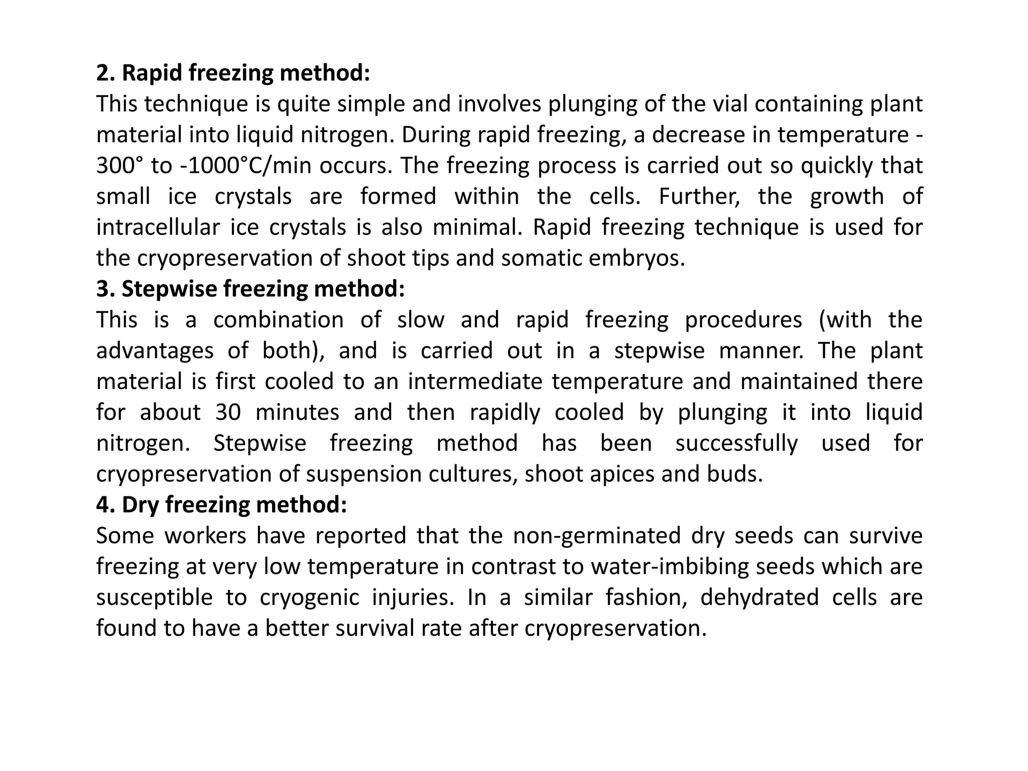 Conservation of plant genetic resources and cryopreservation | PPTX
