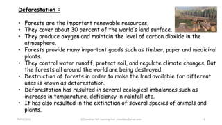 Class 8 Science :Conservation of plants and animals | PPTX