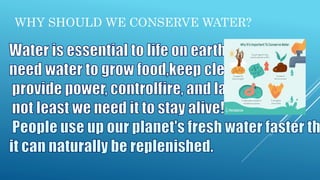 Conservation of water | PPTX