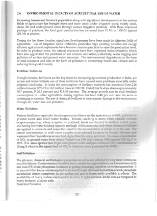 Conservation of water in agriculture and industrial sectors | PDF
