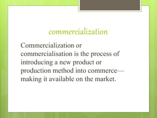 Conservation or commercialization | PPT