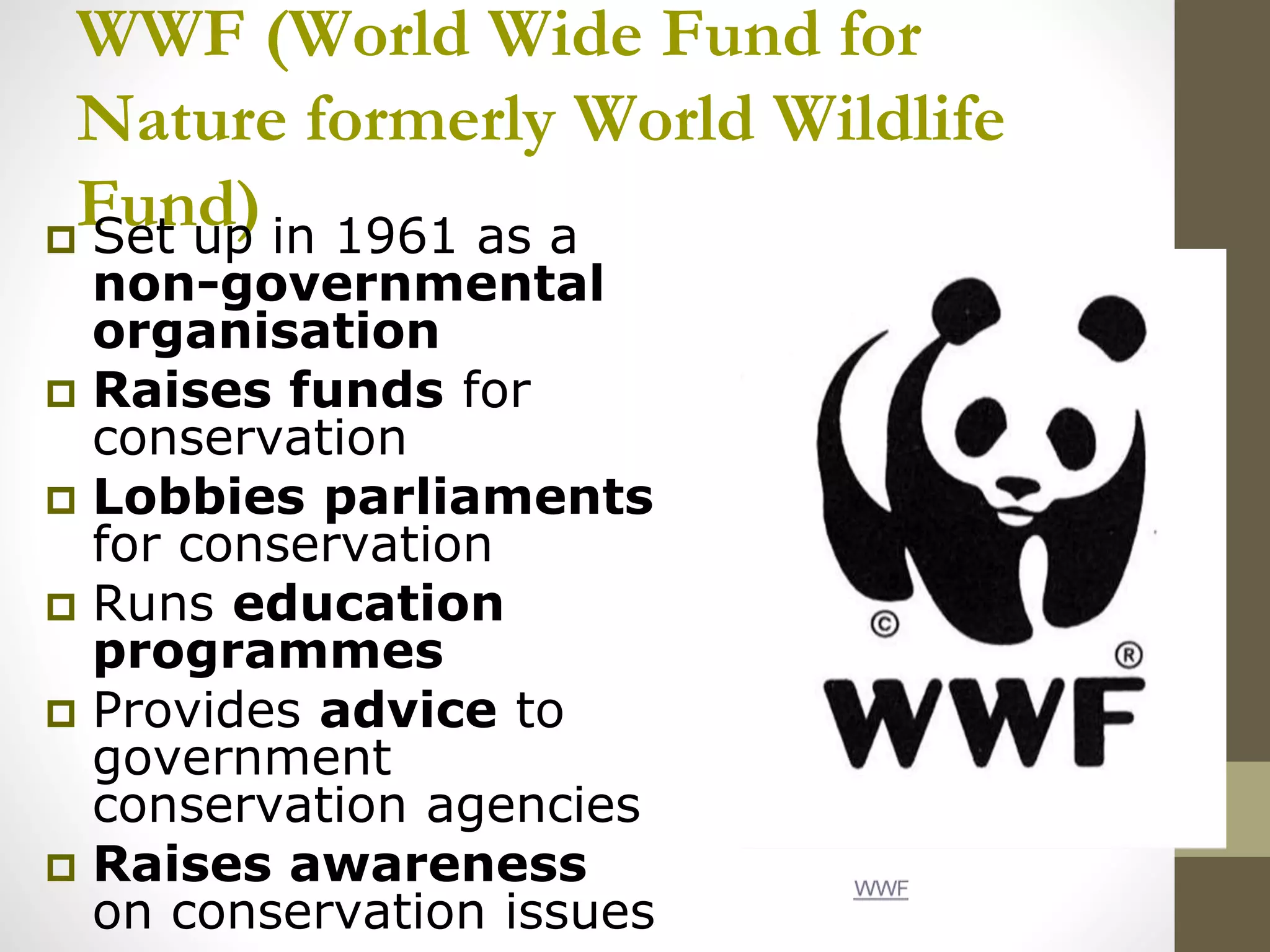 Conservation program for endangered species | PPTX