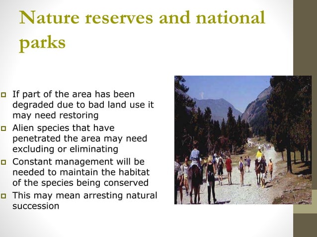 Conservation program for endangered species | PPTX | Zoos & Aquariums ...