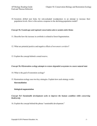 Conservations ecology | PDF