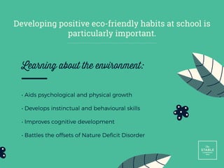 Conservation In The Classroom - A Teacher's Guide | PDF