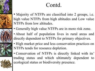 Conservation status vunlerable species of NTFPs/MAPs in Nepal | PDF