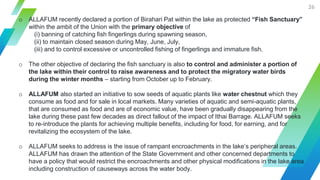 Conservation strategies for LOKTAK lake ecosystem | PPTX