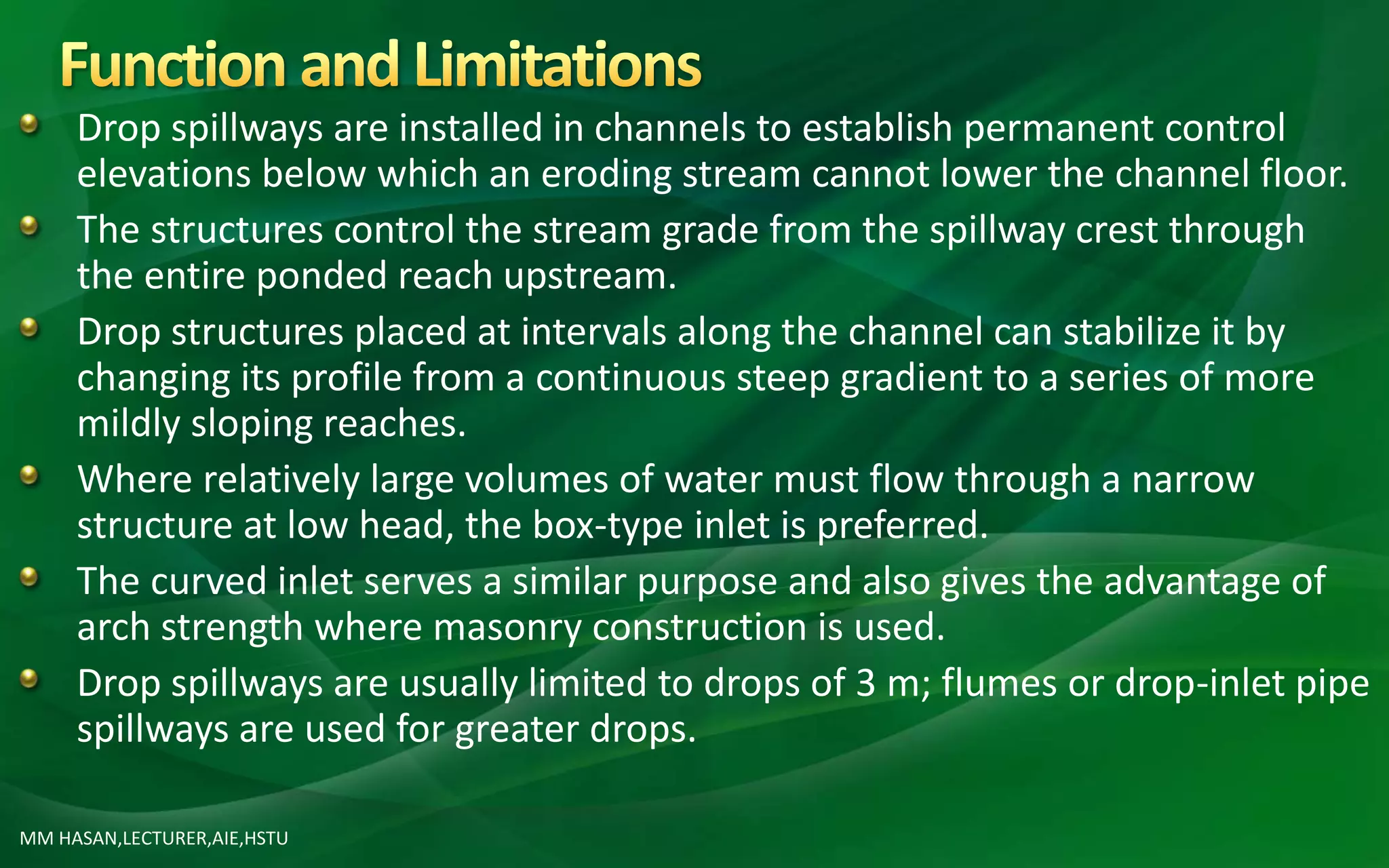 Soil Water Conservation structure | PPTX
