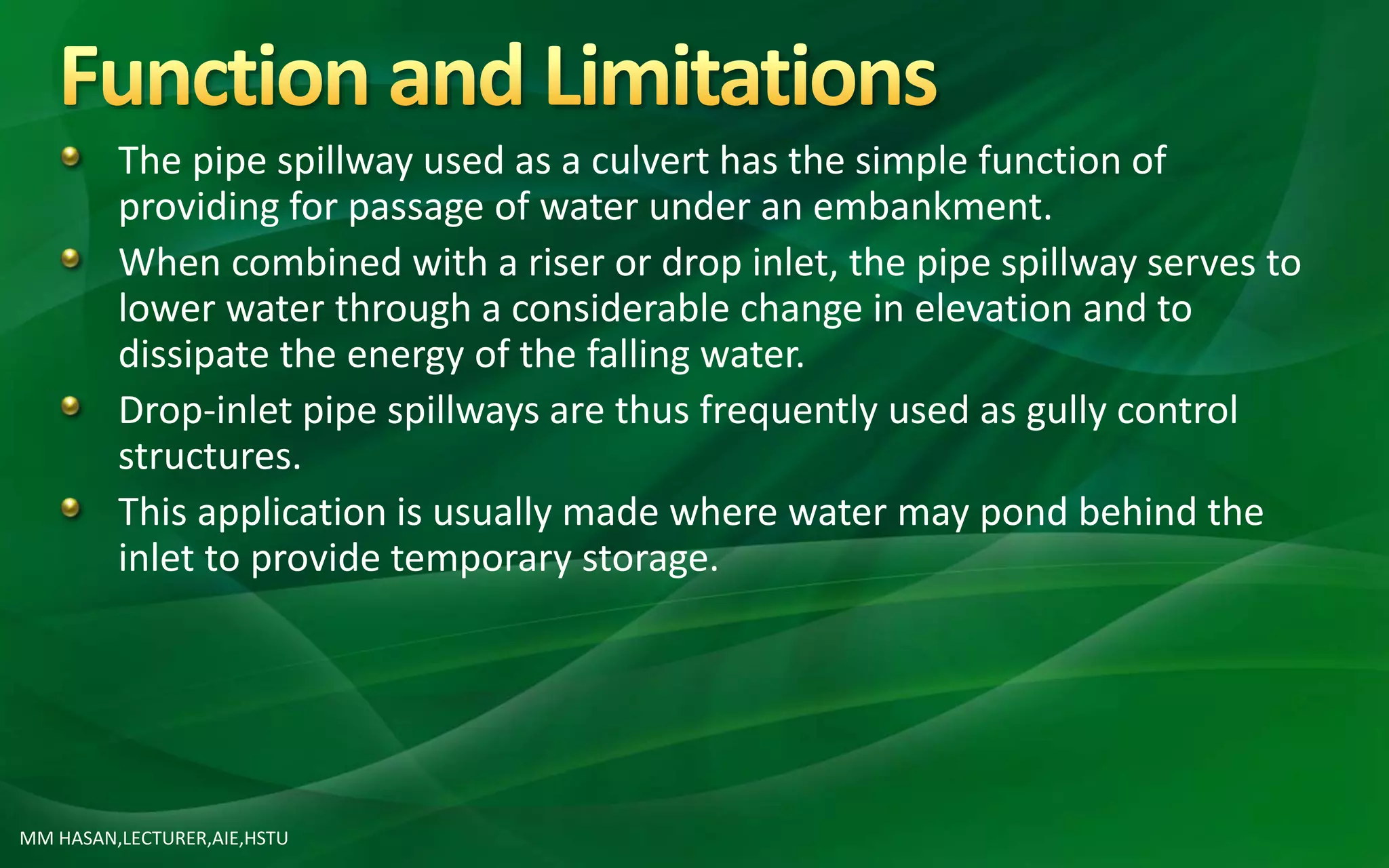 Soil Water Conservation structure | PPTX
